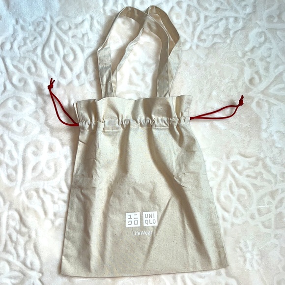 Uniqlo | Bags | Uniqlo Nwot Drawstring Tote Bag | Poshmark